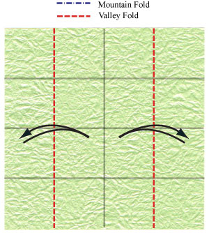 How to make a simple tessellation of origami frog: page 3
